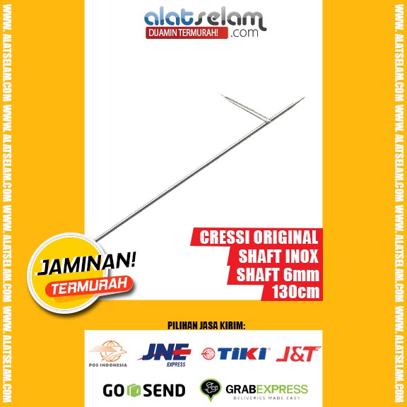 Jual Cressi Original Shaft Inox Shaft 6mm 130cm (Guns 85-90cm Comanche ...