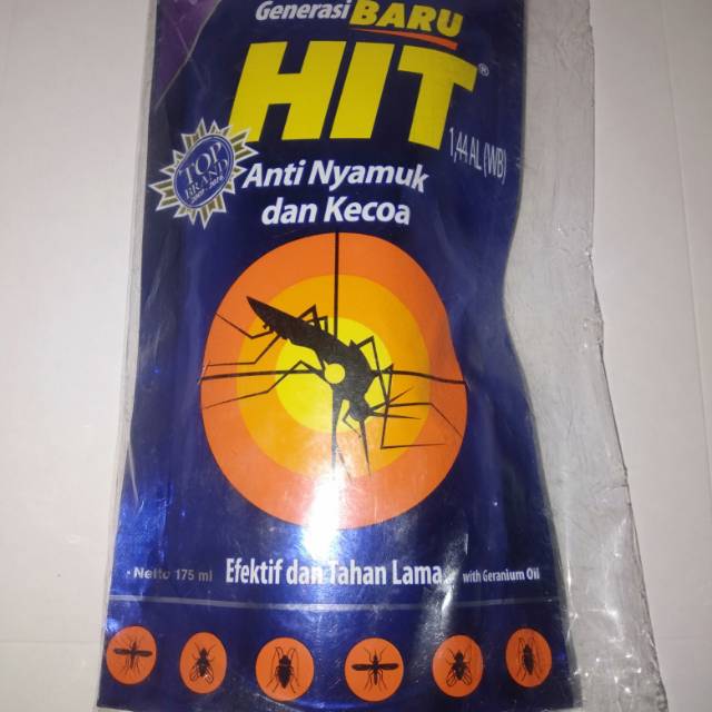 Jual HIT cair isi ulang pembasmi serangga Anti nyamuk dan kecoa 175 ml ...