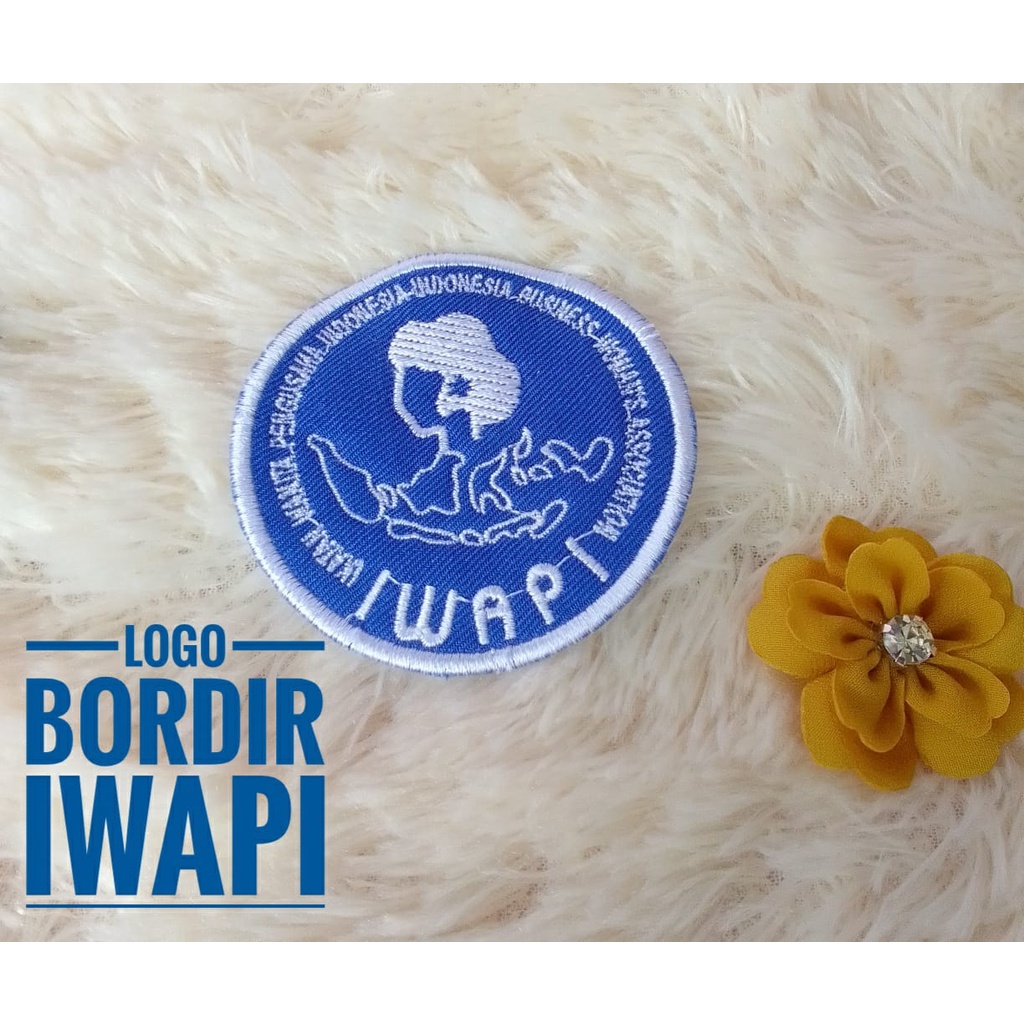 Jual Logo Bordir IWAPI Eblem Bordir IWAPI Ikatan Wanita Pengusaha ...