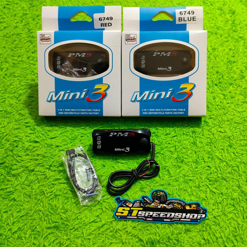 Jual Voltmeter Volt Meter ACCU Aki 3 in 1 Mini 3 12V Universal Semua Motor Bisa | Shopee Indonesia