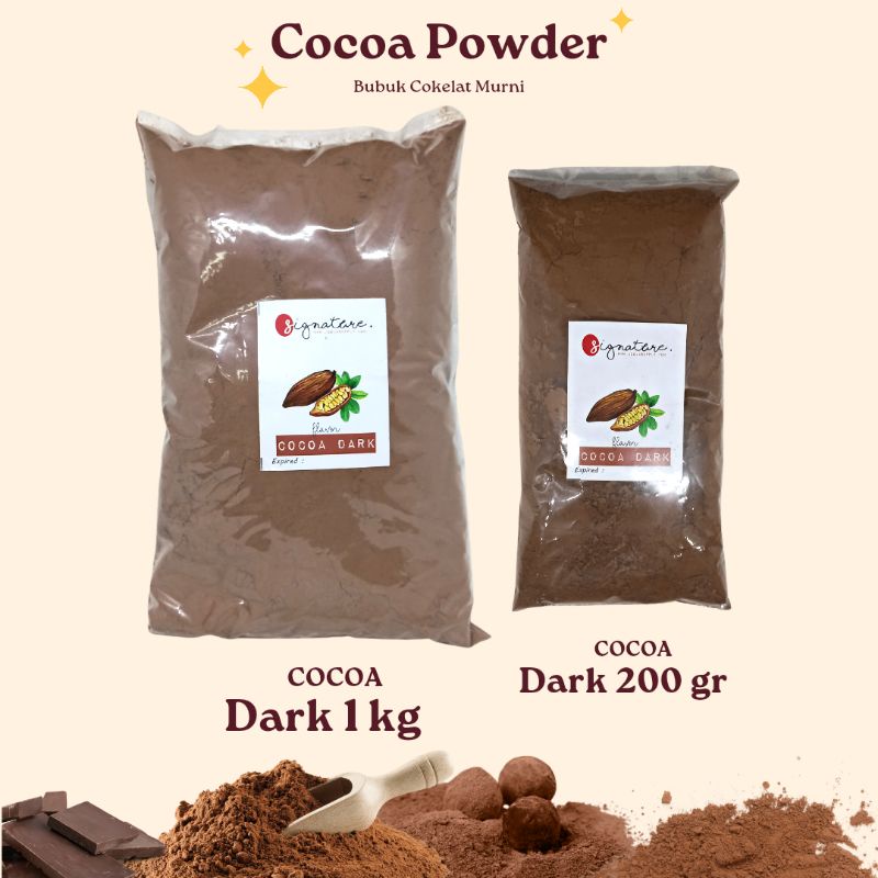 Jual Cocoa Powder Delfi Dark Black Classic 200 gram | Shopee Indonesia