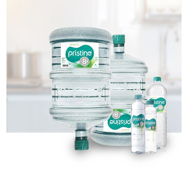 Jual Air Minum Dalam Kemasan Pristine Galon 8+ Bandung | Shopee Indonesia