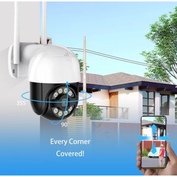 Jual CCTV IP CAMERA V380 OUTDOOR HITAM | Shopee Indonesia