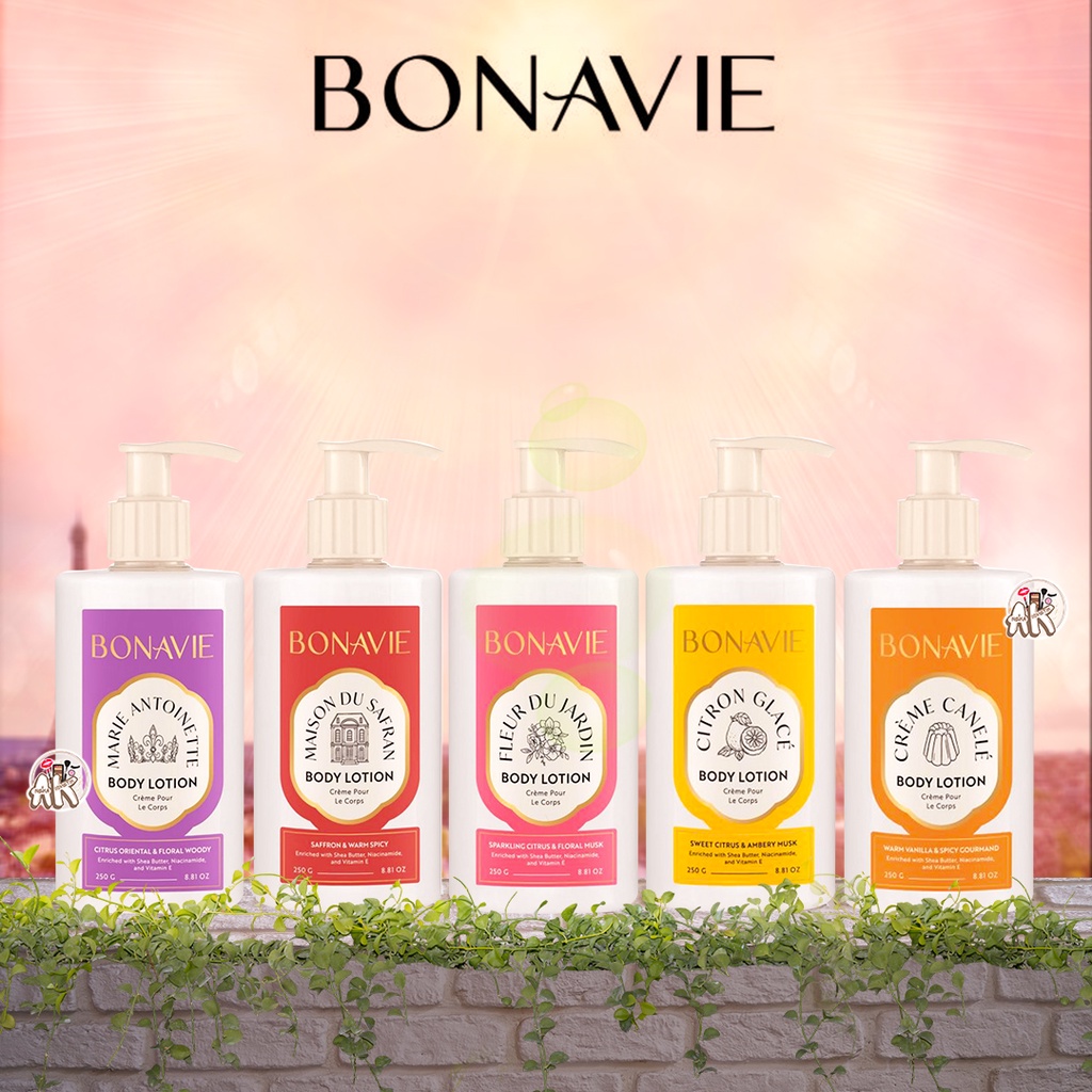 Jual BONAVIE BODY LOTION SERIES 250ML ( CITRO GLACE / CREME CANALE ...