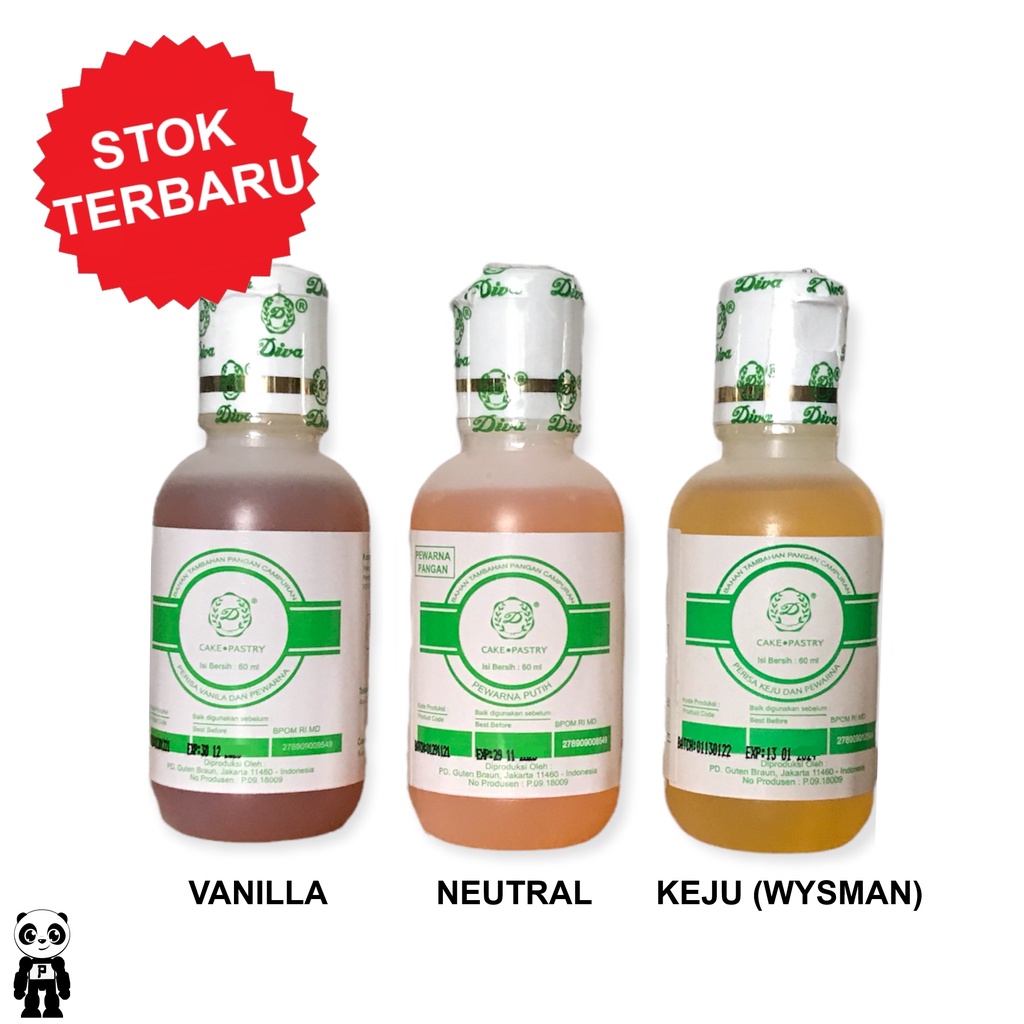 Jual DIVA Cake Bread Softener Bahan Pelembut Kue dan Roti 60ml | Shopee ...