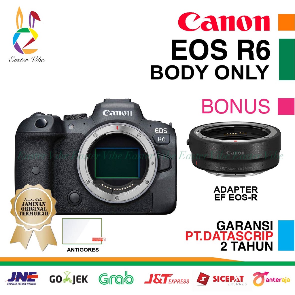 Jual CANON EOS R6 BODY ONLY - GARANSI RESMI | Shopee Indonesia