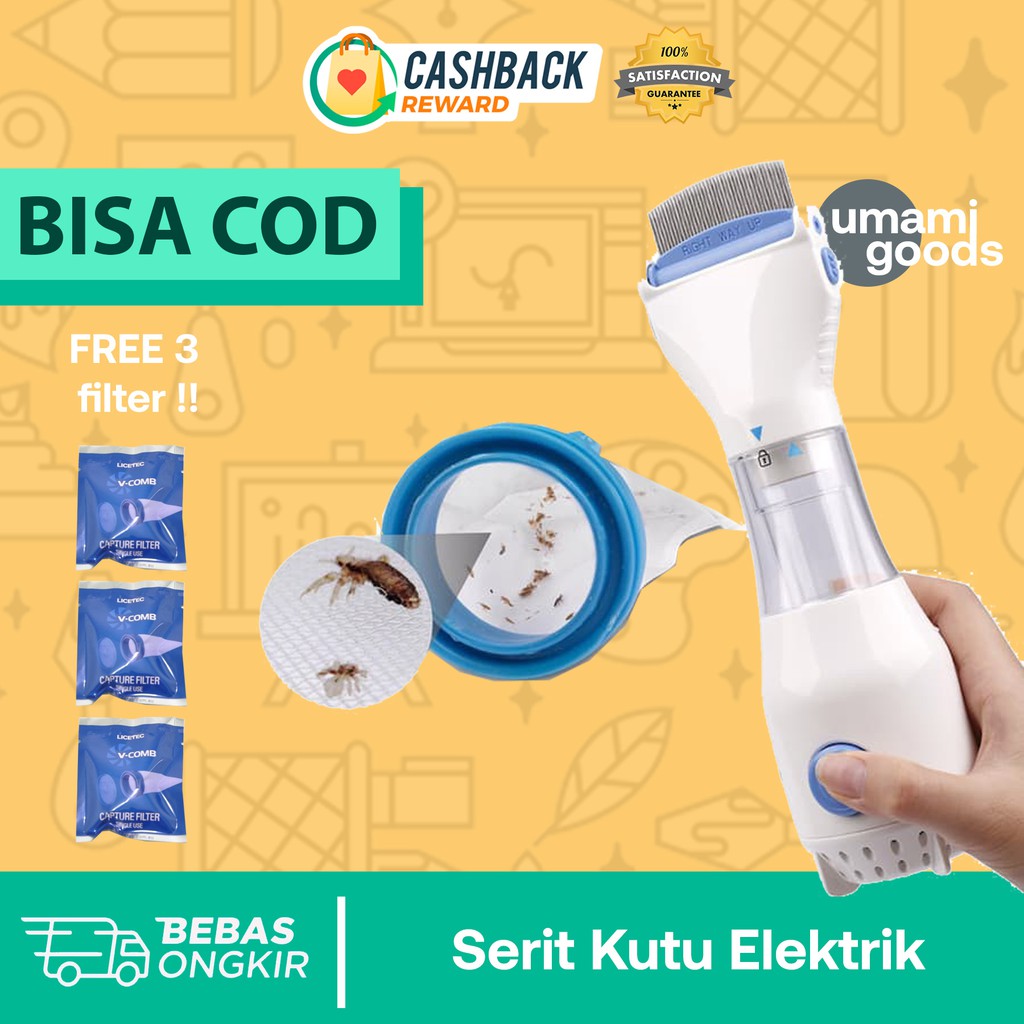 Jual SERIT KUTU KUCING ALAT PENGHILANG KUTU SISIR KUTU HEWAN V-COMB ...