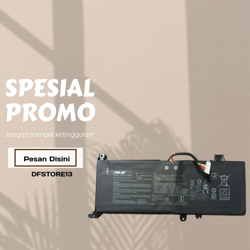 Jual Batrai batre asus B21N1818 Ori A412 A412D A412F A409- x409 original | Shopee Indonesia
