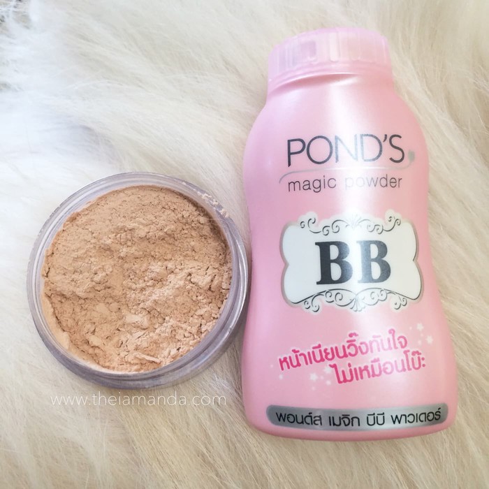 Jual PONDS BB Pond's Pink magic powder / bedak bubuk tabur | Shopee ...