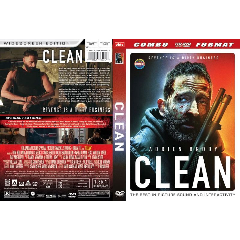 Jual Film Action CLEAN 2022 Adrien Brody | Shopee Indonesia