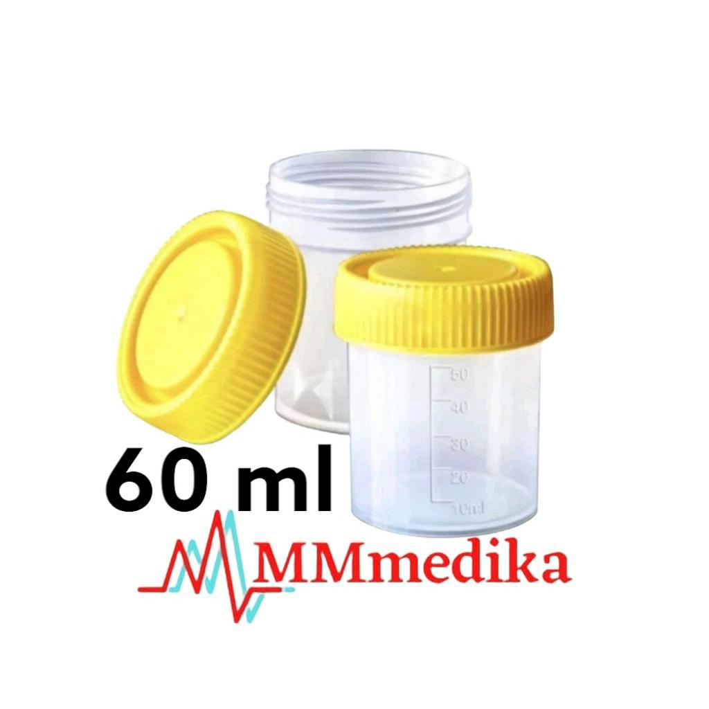 Jual POT URINE 60 Ml URINE CONTAINER NON STERILE SATUAN | Shopee Indonesia