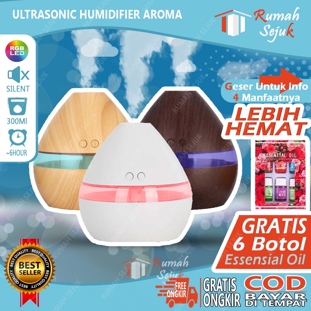 Jual RS - Air Humidifier Diffuser Aromaterapi Alat Pengharum Ruangan ...