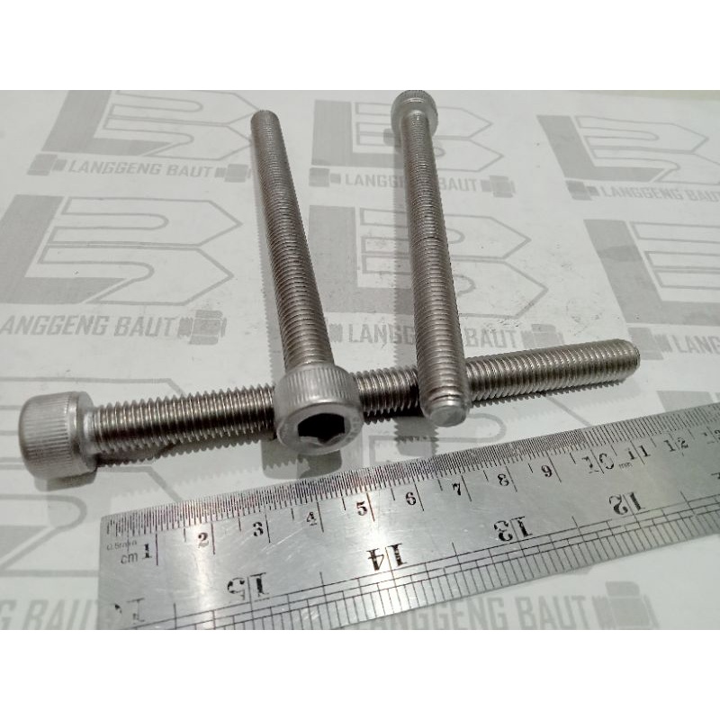 Jual Baut L Stainless M10 X 120 (12cm) A2-70 M10x120 | Shopee Indonesia