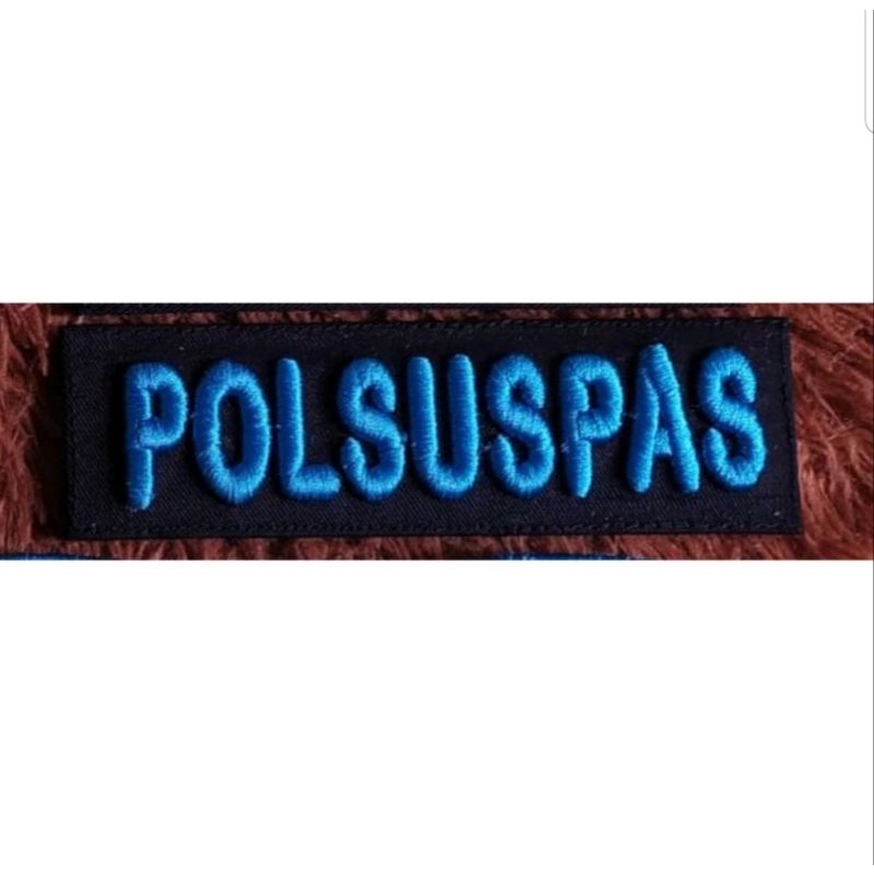 Jual ATRIBUT SATUAN POLSUSPAS TIMBUL+ PENGERAS + FELCRO RUMAH PRODUKSI ...