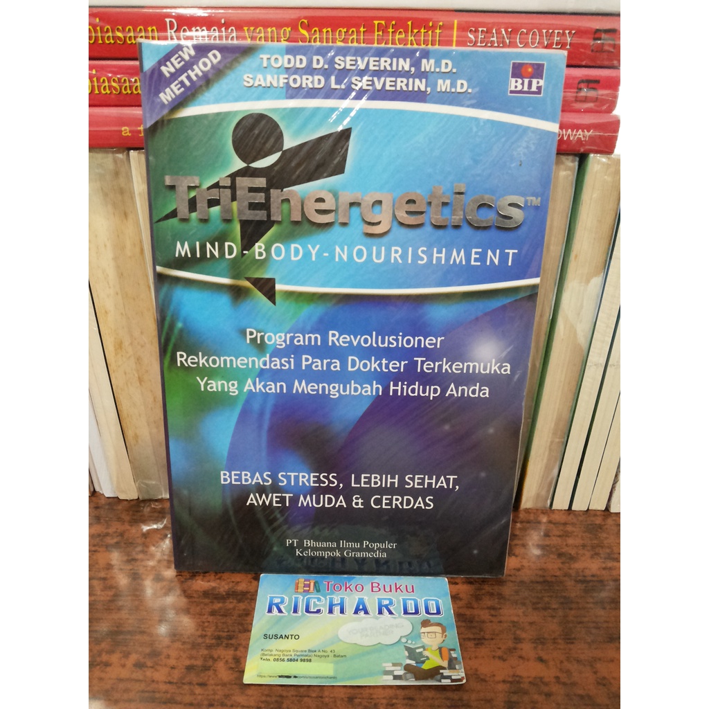 Jual Buku Tri Energetics Mind Body Nourishment --- Todd Severin ...