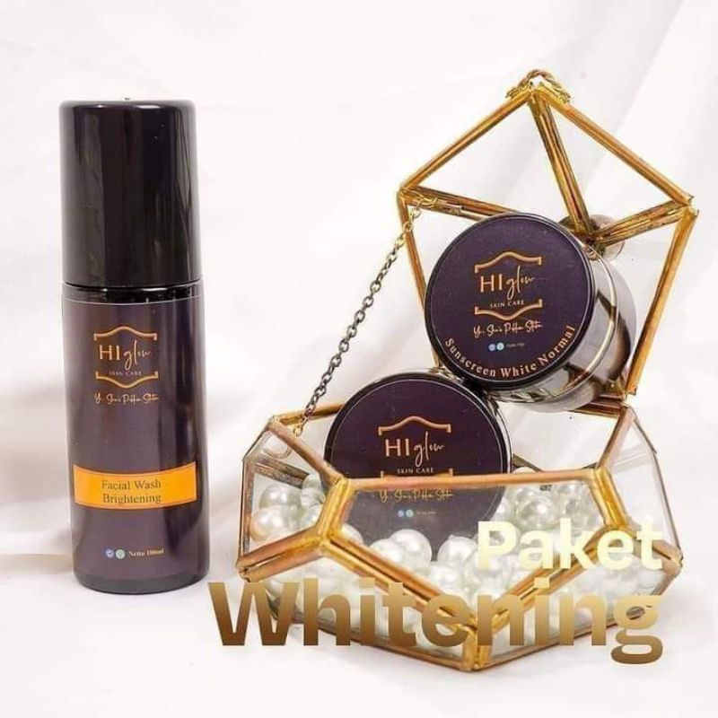 Jual PAKET CUSTOM WHITENING SERIES HI GLOW SKINCARE | Shopee Indonesia