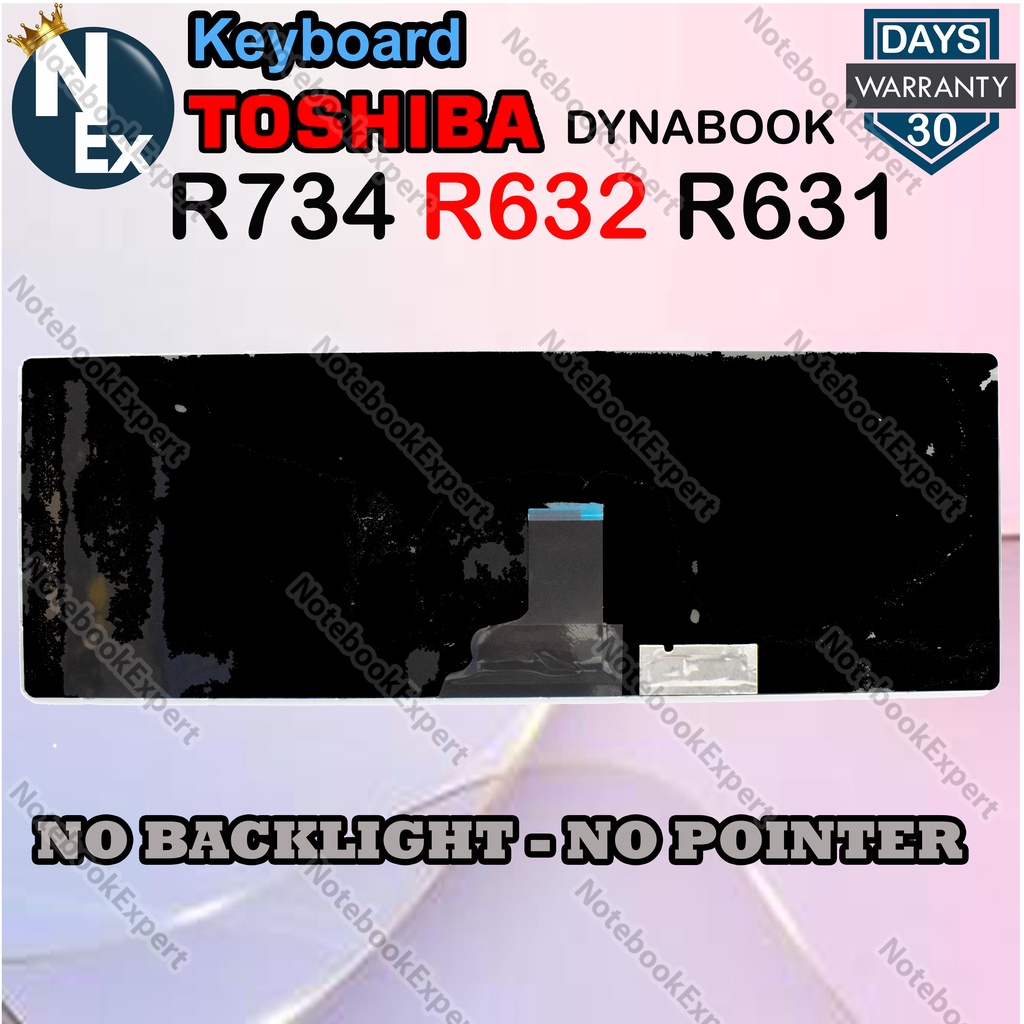 Jual Keyboard Toshiba Dynabook R734 R632 R631 No Backlight - No Pointer ...
