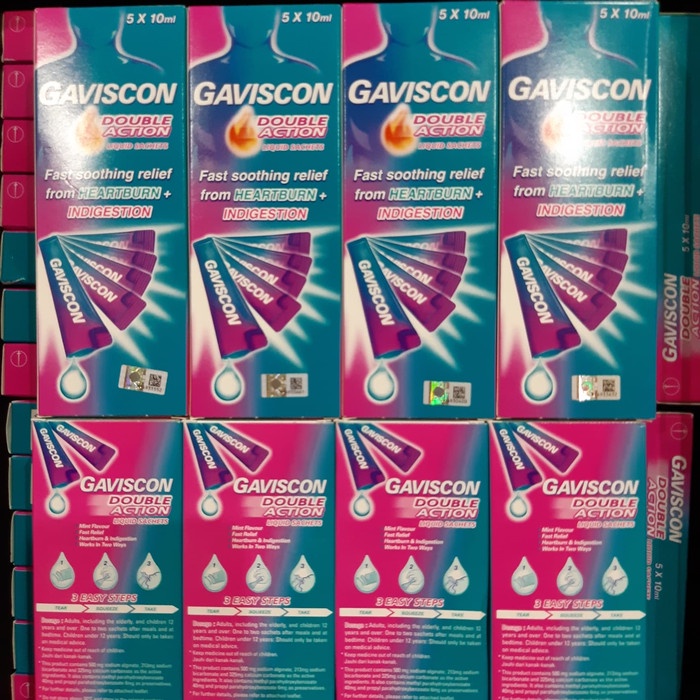 Jual Lainnya-Penyakit-Pencernaan-Obat- Gaviscon Double Action 5 X 10Ml ...
