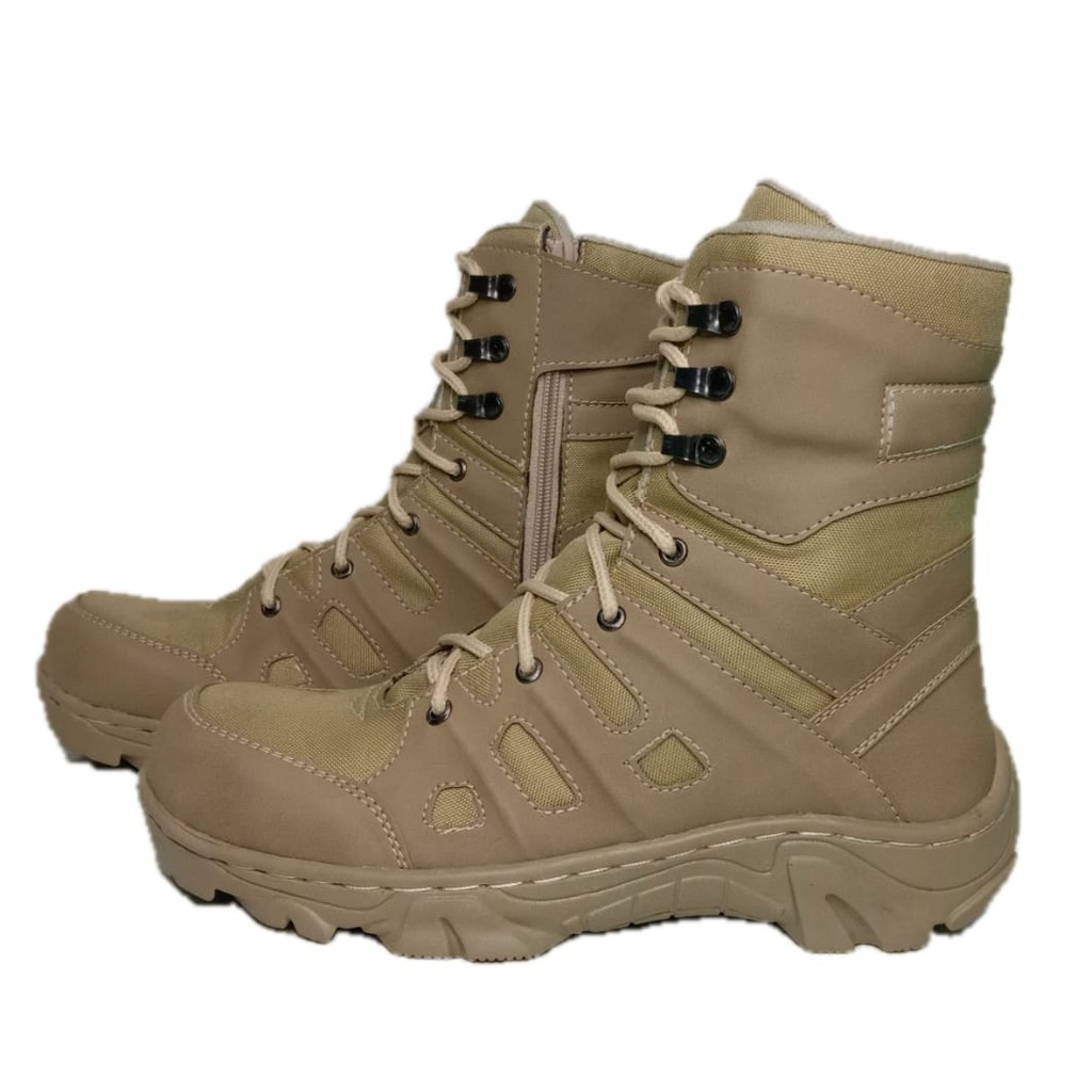Jual sepatu pdl 5aa tactical pdl pol pp pdl porli pdl kamnhan krem ...