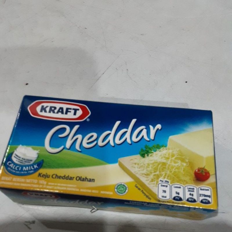 Jual KRAFT KEJU CHEDDAR 150GR, KEJU BLOK MUDAH DIPARUT, LEMBUT DAN ENAK ...