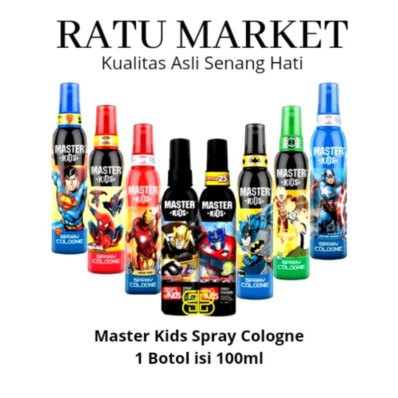 Jual MASTER KIDS SPRAY COLOGNE 100ML PARFUM ANAK MASTER KIDS | Shopee ...