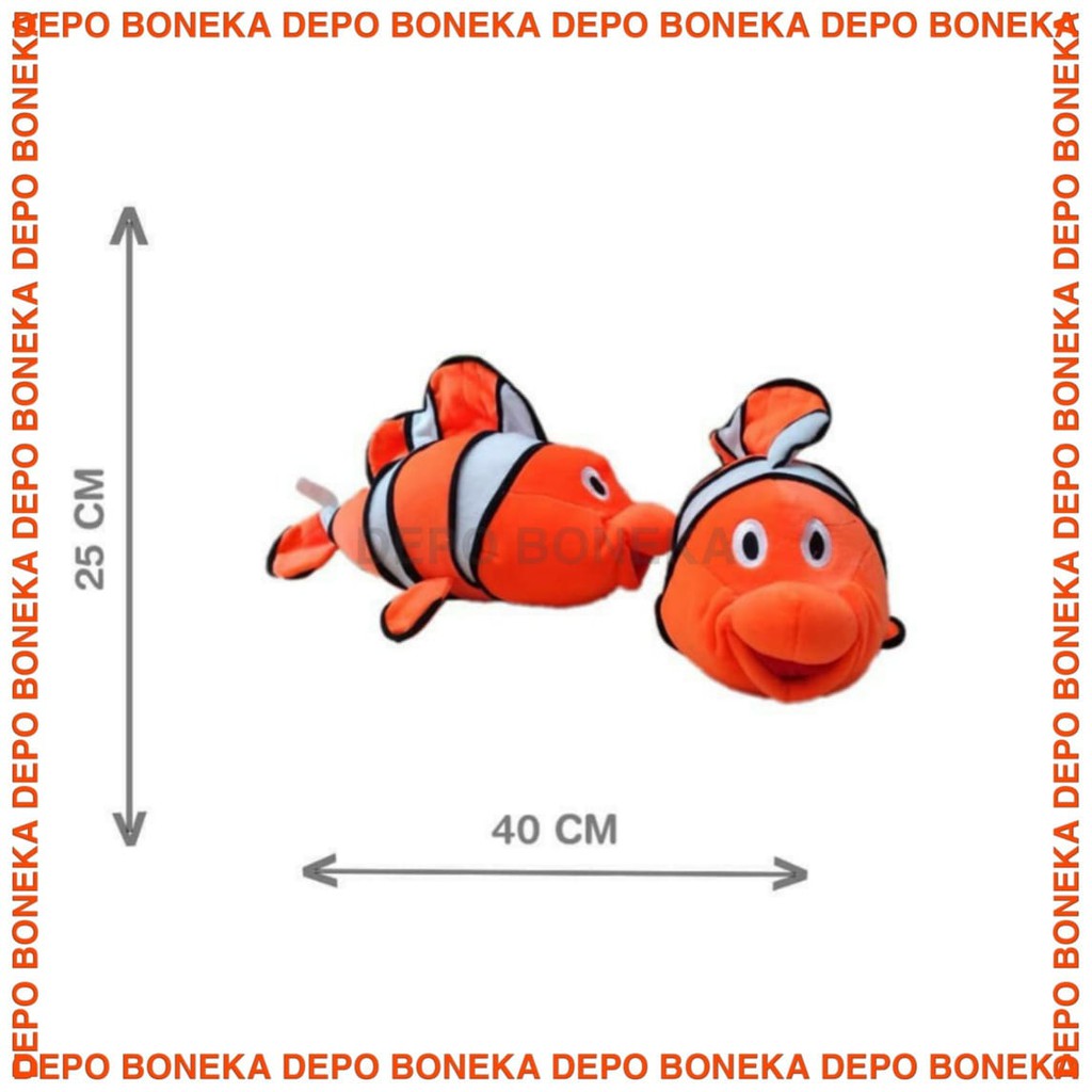 Jual BONEKA IKAN NEMO UKURAN M,FINDING NEMO SNI,NEMO ORANGE | Shopee ...