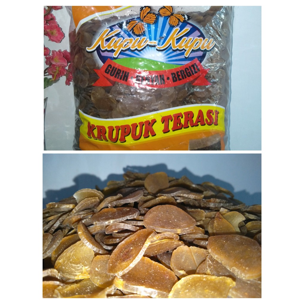 Jual Krupuk Terasi Cap Kupu-kupu 250 gram (Repack) | Shopee Indonesia