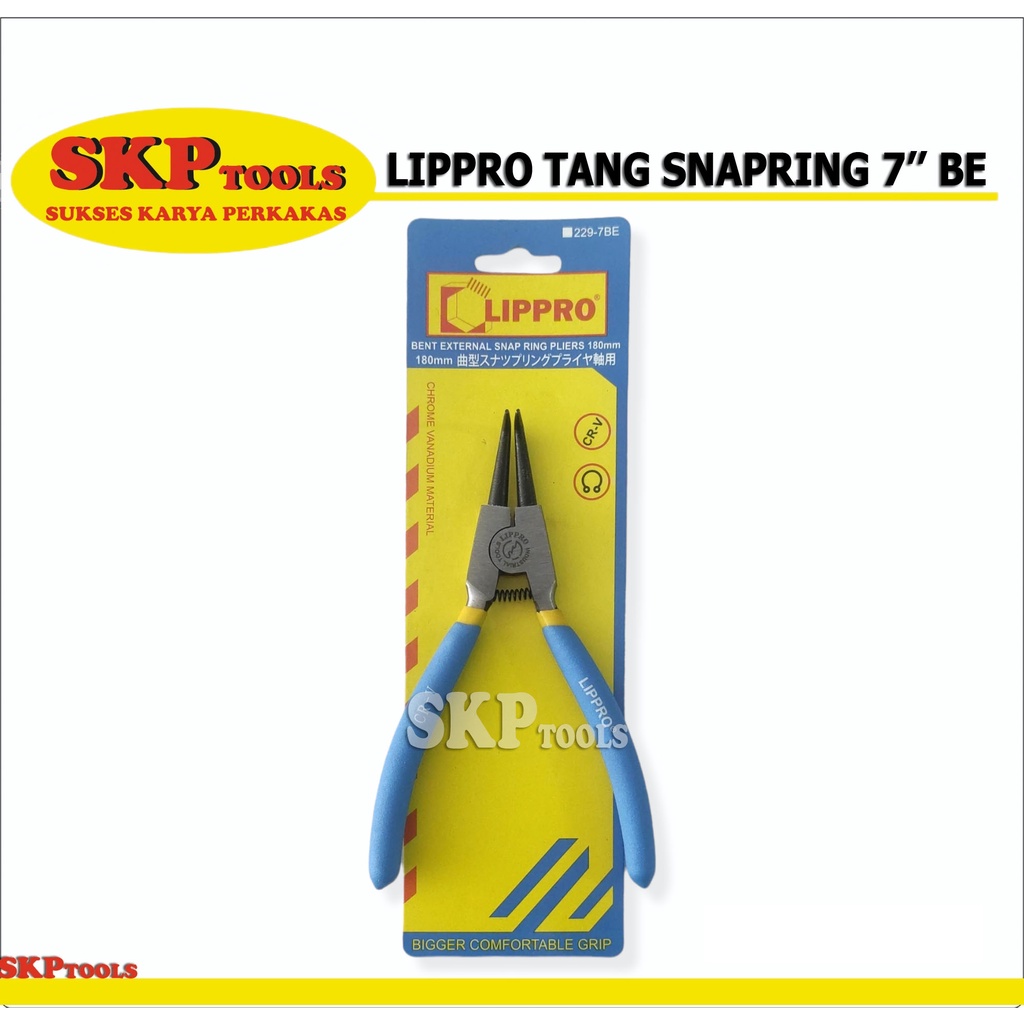 Jual LIPPRO TANG SNAPRING 7'' BE ( TANG BENGKOK BUKA BENT EXTERNAL ...
