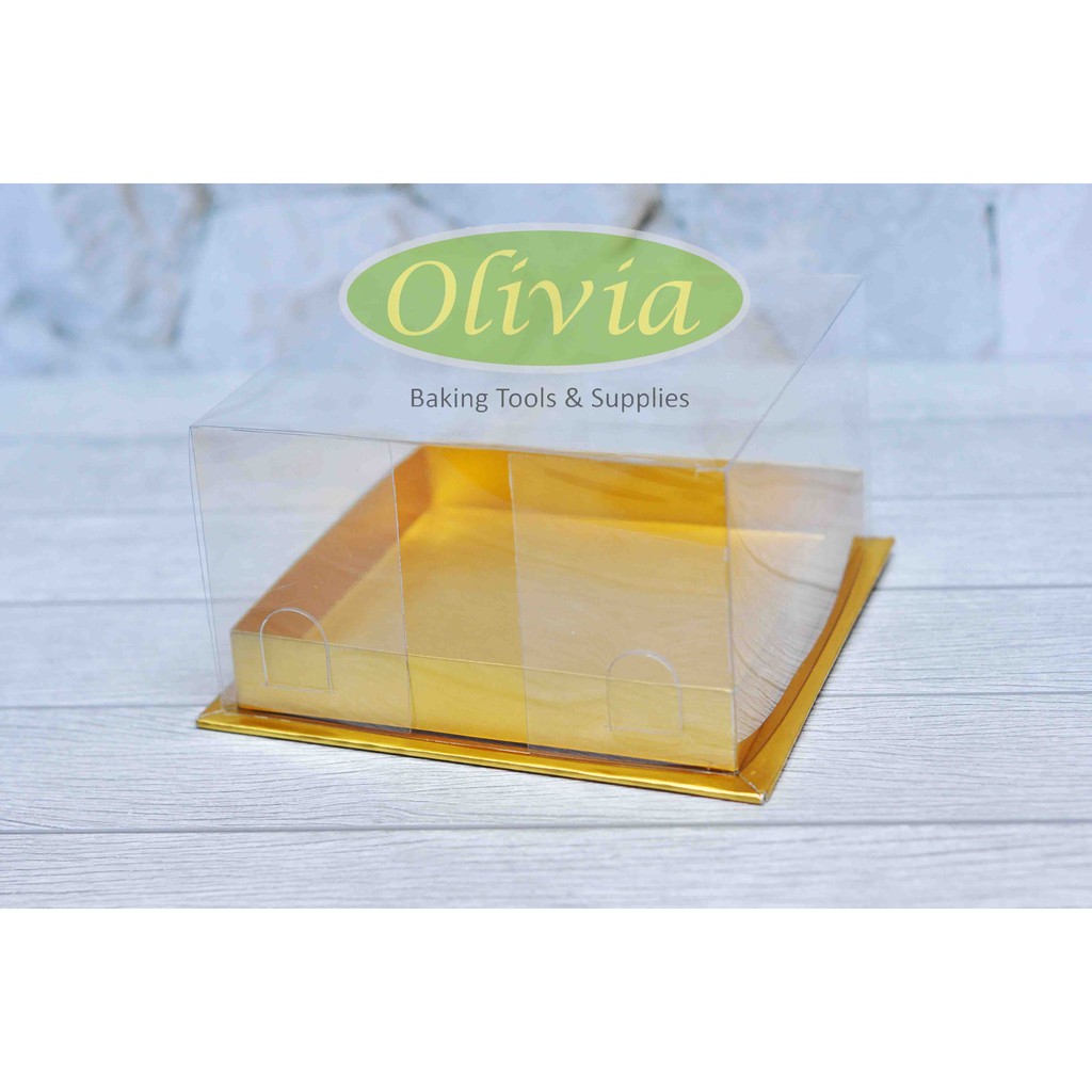 Jual Box Mika Kue/Box Mika makanan/Kemasan Mika Bening/Marble 22x22x10 ...