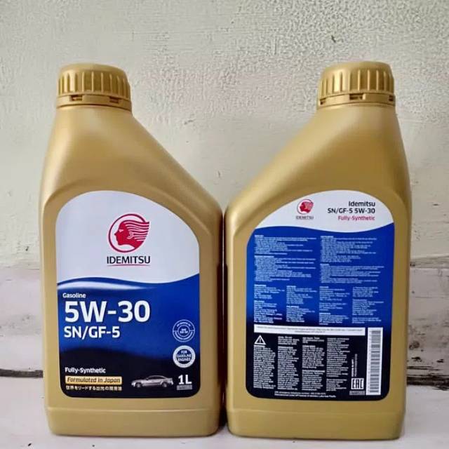 Jual Oli Mobil Idemitsu 5W-30 Full Synthetic SN/GF-5 Kemasan 1 Liter ...