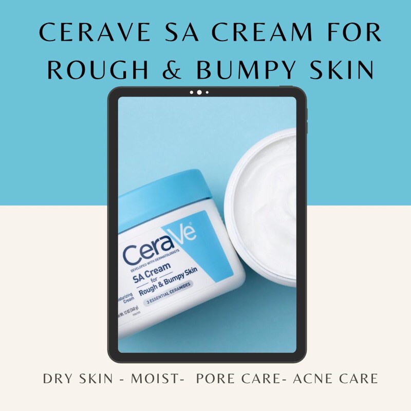 Jual CERAVE SA Cream For Rough And Bumpy Skin Moisturizer with ...