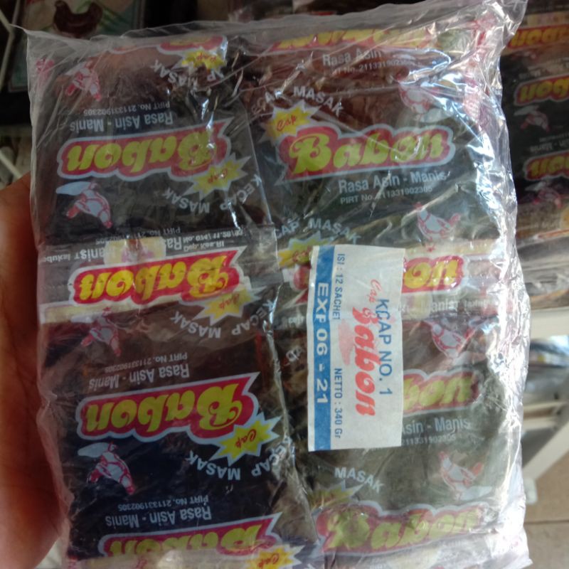 Jual KECAP BABON KEMASAN SACHET isi 12 Sachet | Shopee Indonesia