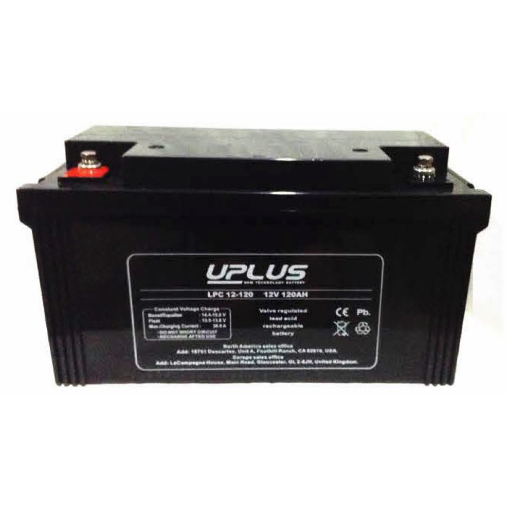 Jual Aki VRLA 12v 120ah UPLUS Battery LPC 12v 120ah aki kering Solar ...