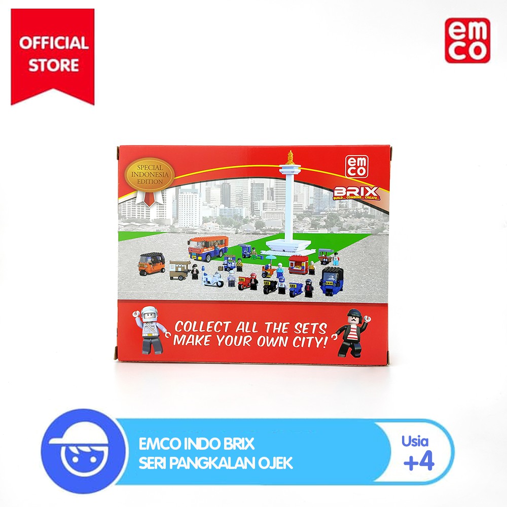 Jual Mainan EMCO Indo Brix Pangkalan Ojek | Shopee Indonesia