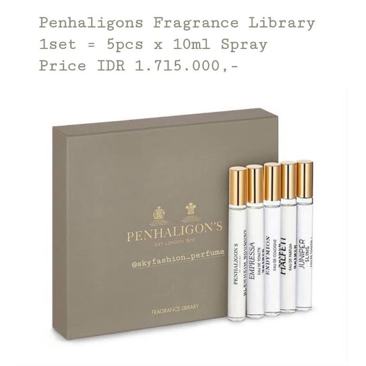 Jual Penhaligon's Perfume Set 5pcs x 10ml | Shopee Indonesia