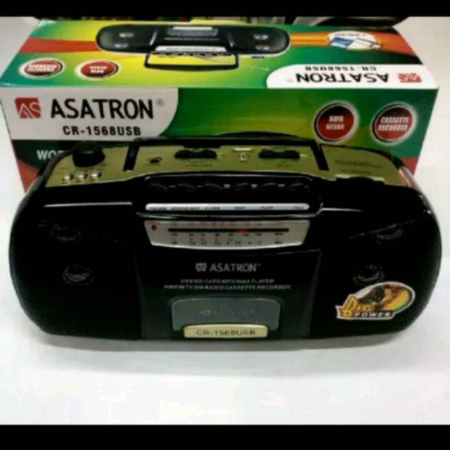 Jual TAPE / KASET RADIO USB ASATRON CR 1568 /1569 GARANSI RESMI ...