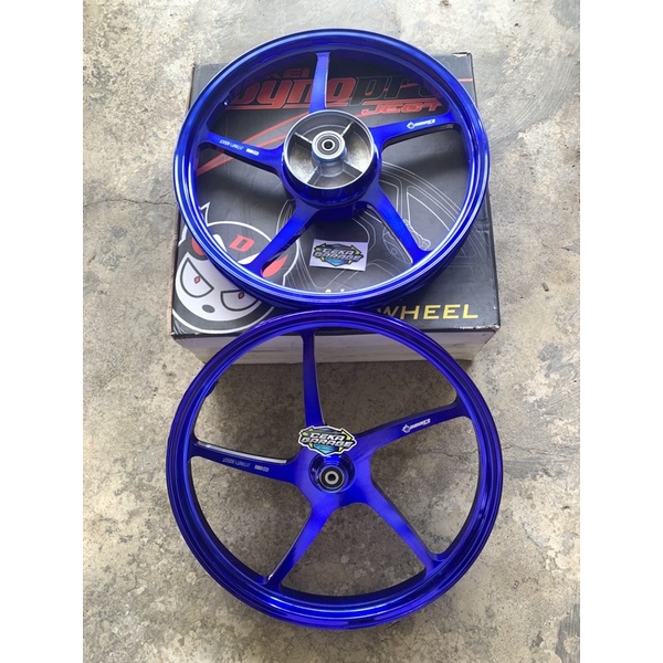 Jual velg enkei dynopro 525 D2 biru anodize/velg enkei tromol fizr ...
