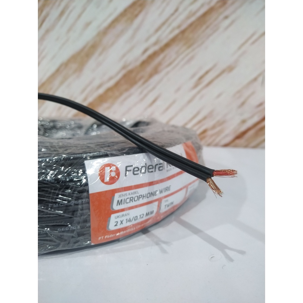 Jual Kabel Twin RCA Federal 2 X 14MM Eceran/Meter | Shopee Indonesia