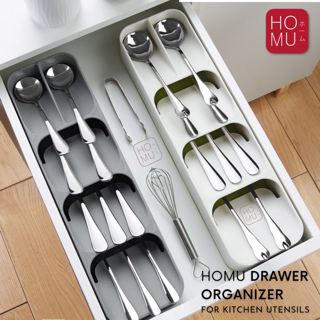 Jual HOMU SHUNO S LACI PENYIMPANAN PERALATAN MAKAN SENDOK GARPU DRAWER ...