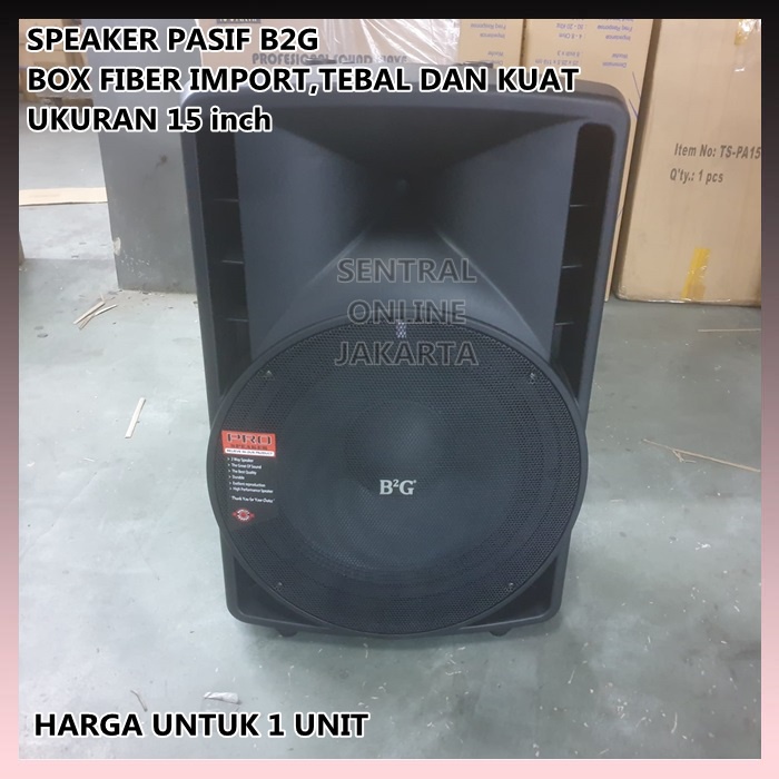 Jual SPEAKER PASIF B2G 15inch 15 inch BOX FIBER IMPORT 1 UNIT TEBAL | Shopee Indonesia