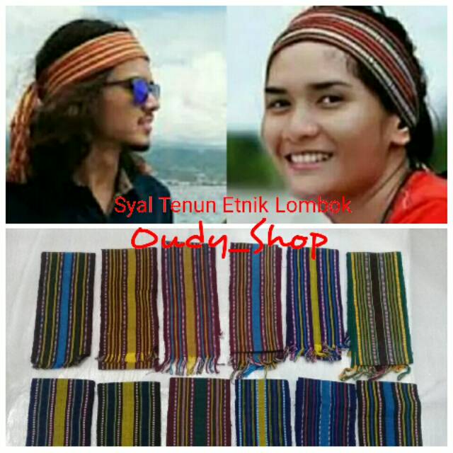 Jual Syal Rajut Ikat Kepala Kain Tenun Etnik Lombok | Shopee Indonesia