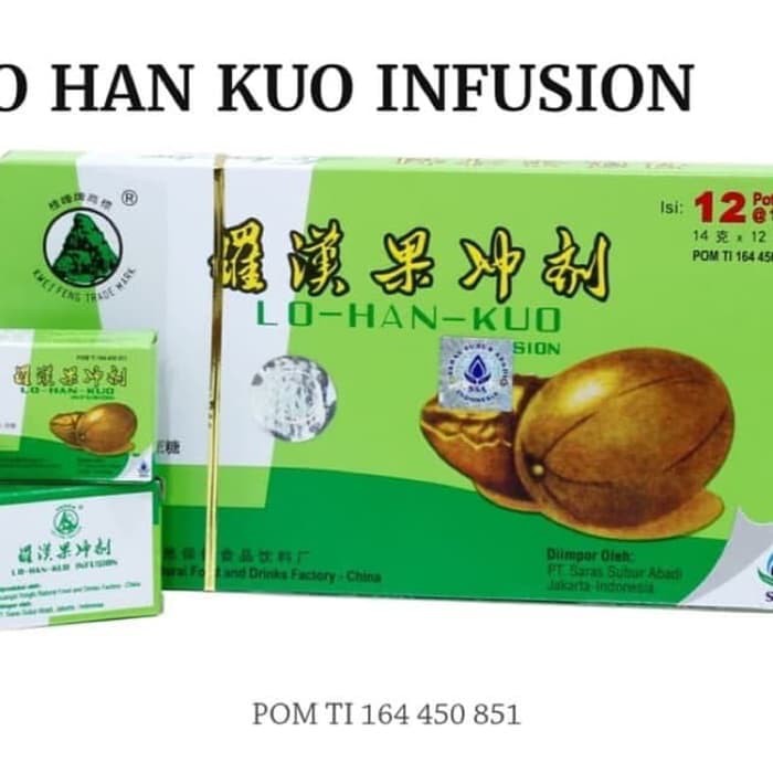 Jual Lo Han Kuo Infusion Kotak Pereda Panas Dalam & Sakit Tenggorokan ...