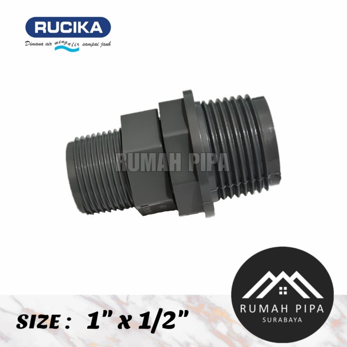 Jual Double nepel 1" x 1/2" AW - RUCIKA | Shopee Indonesia