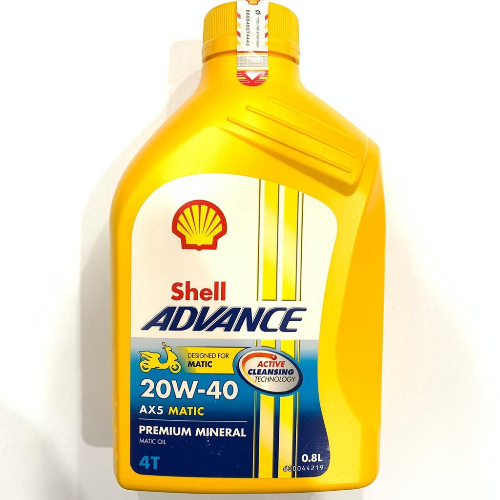 Jual OLI SHELL MATIC 20W40 800ML ORIGINAL SHELL | Shopee Indonesia