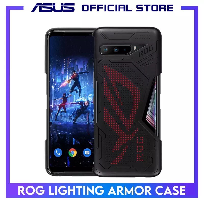 Jual Asus Rog Phone 3 - Original Official Lighting Armor Case | Shopee ...
