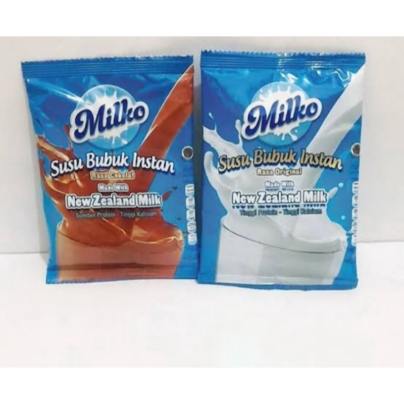 Jual MILKO SUSU BUBUK SACHET 27G ISI5 | Shopee Indonesia