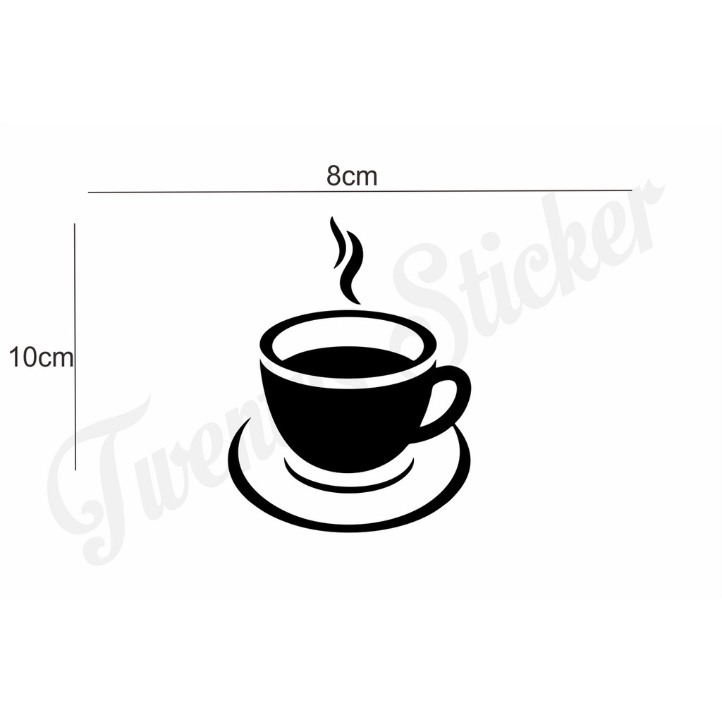 Jual STIKER COFFEE STIKER CUTTING UNTUK LAPTOP MOTOR DLL | Shopee Indonesia