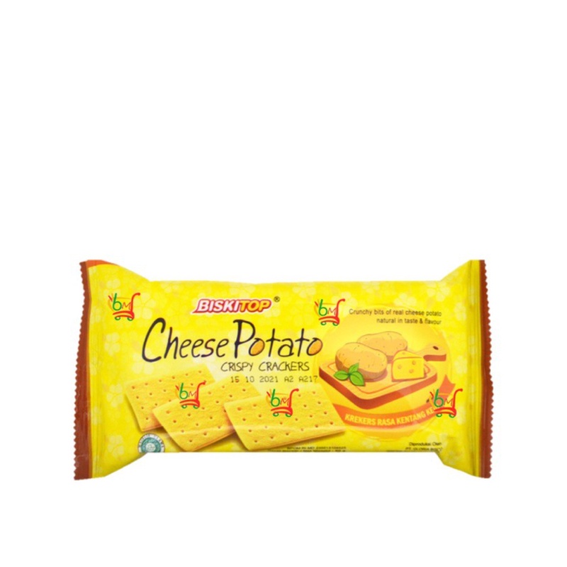 Jual Biskitop Crispy Crackers Cheese Potato 50 gr | Shopee Indonesia