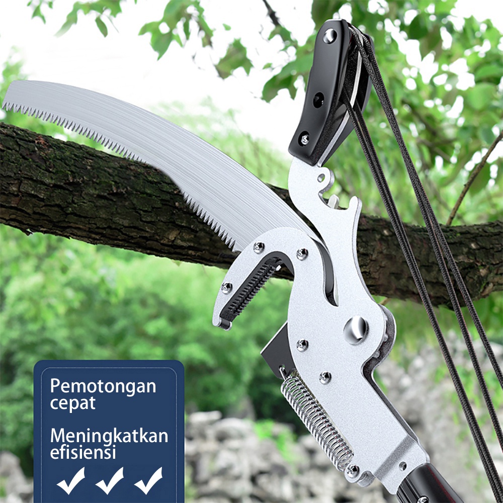 Jual Teleskopik Tinggi Cabang Gunting Pemotong Pohon Pemangkas Pemangkas Gunting Saw Pemetik ...