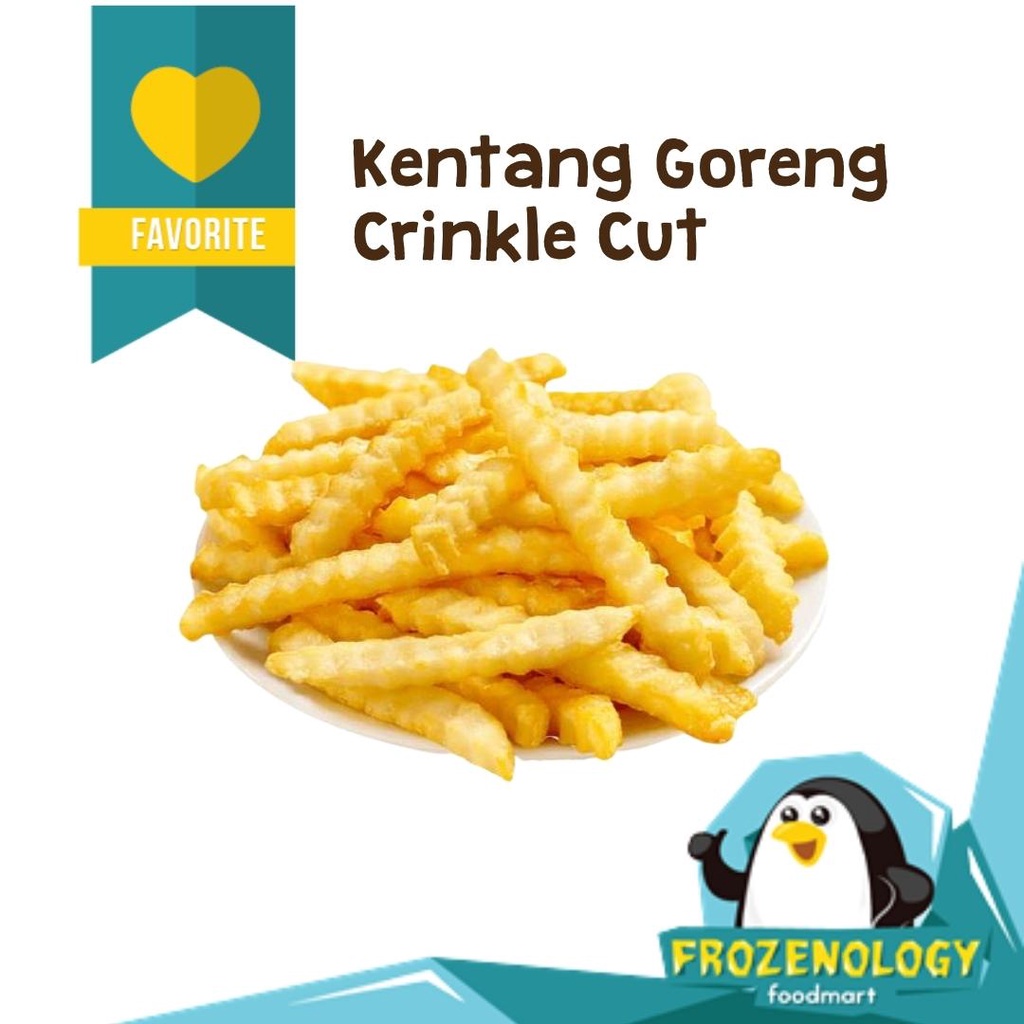 Jual Kentang Goreng Crinkle Cut French Fries Just Fry Kentang ...